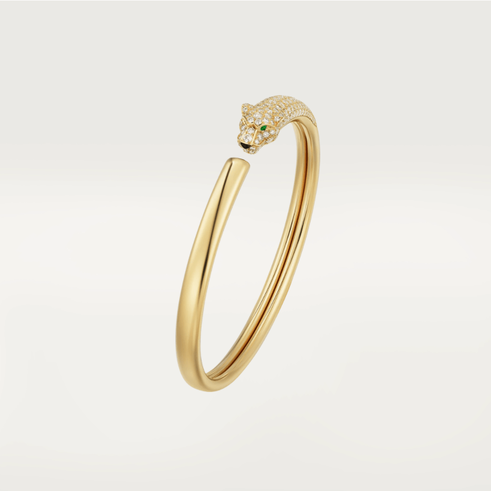 [Eternal Jewelry]PANTHERE GOLD DIAMOND OPEN BRACELET – Eternal jewelry